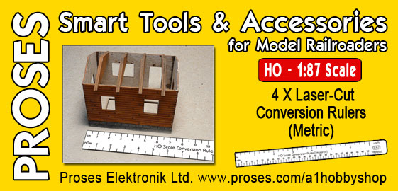4 X HO - 1:87 Scale Conv. Rulers (Metric) FREE SHIPPING | eBay