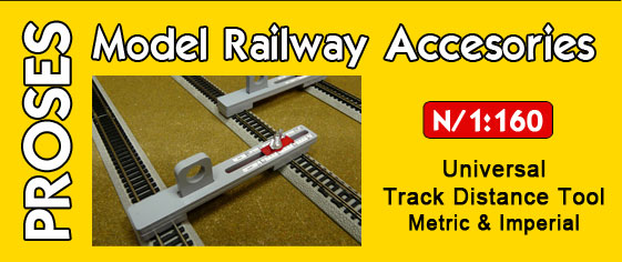 2 X N Scale Adjustable Parallel Track Distance Tool